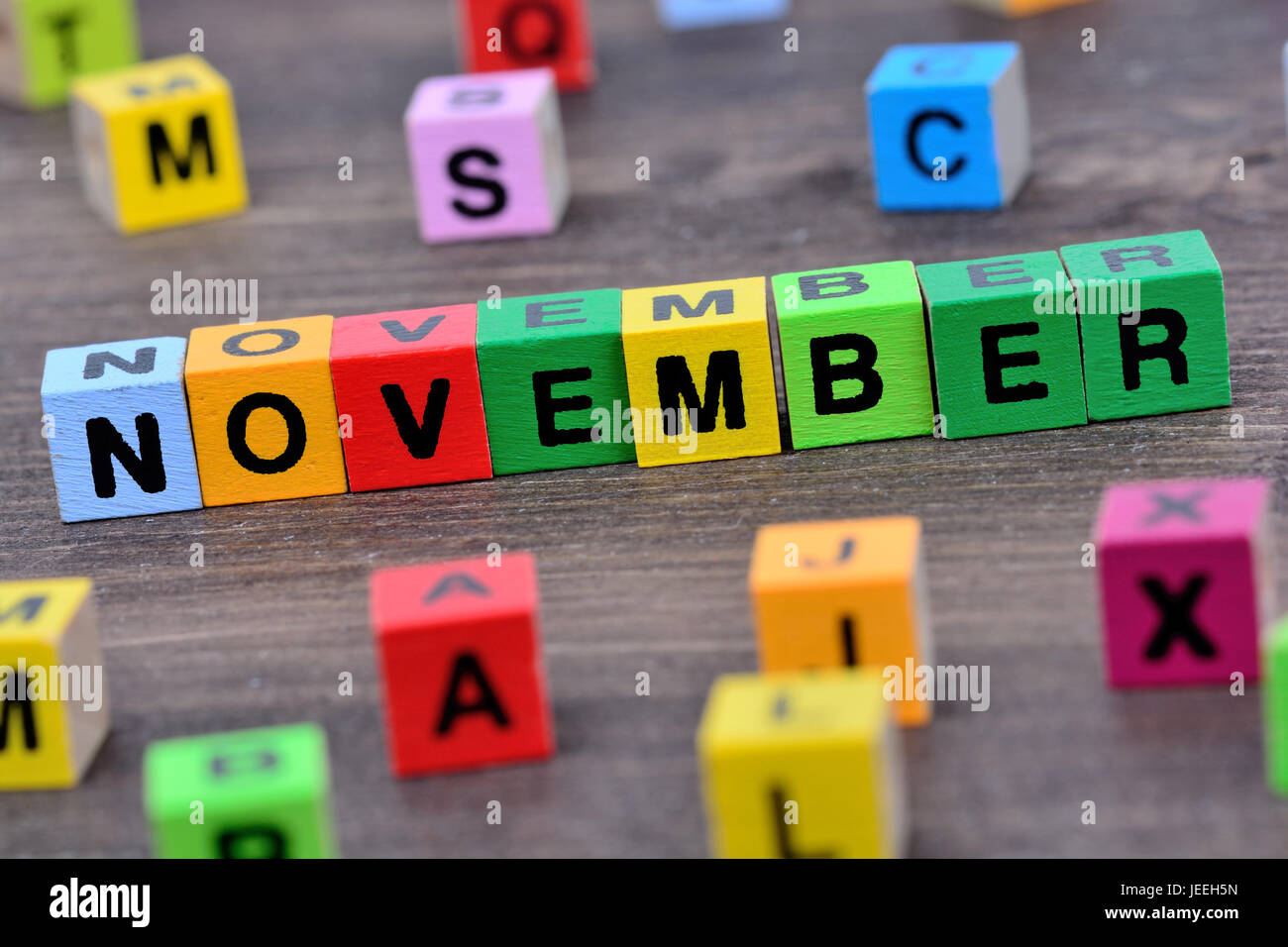 November word hi-res stock photography and images - Alamy