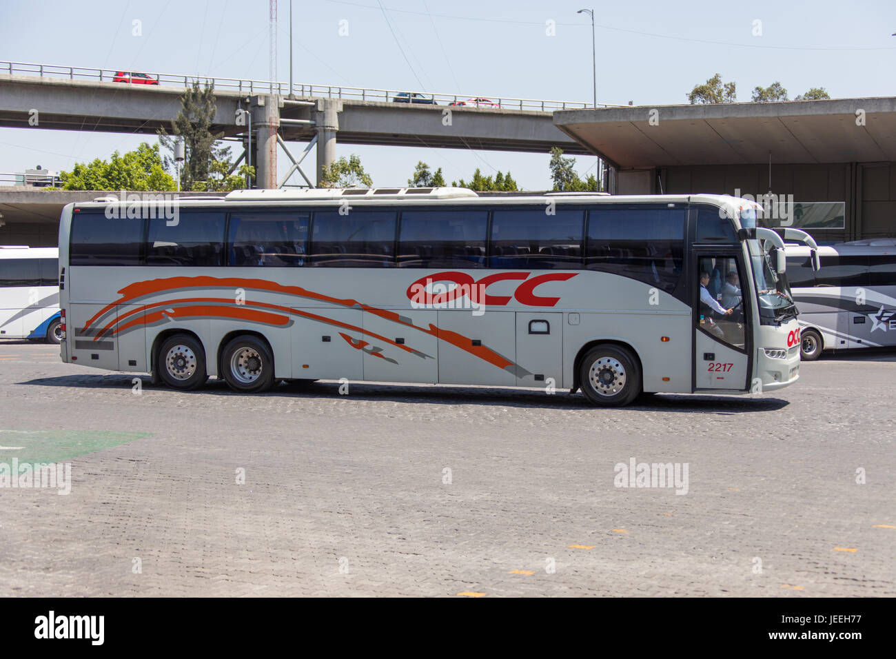 OCC Bus in Mexico City, Mexico Stock Photo - Alamy