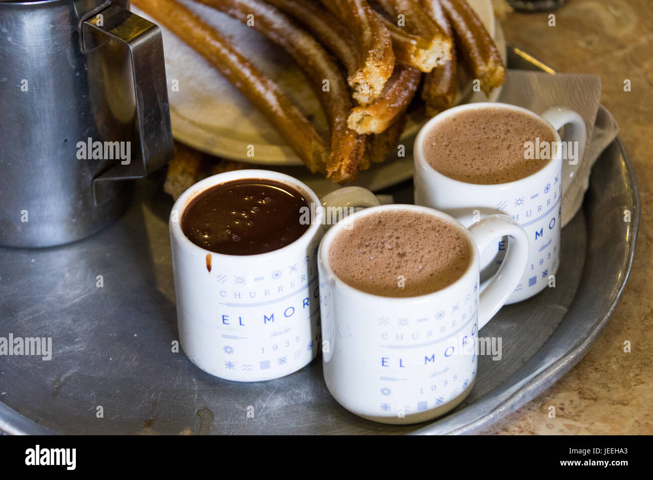 Churros y cafe hi-res stock photography and images - Alamy