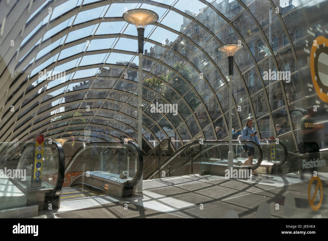 St Enoch subway entrance,St Enoch Square,Glasgow, Scotland, United ...