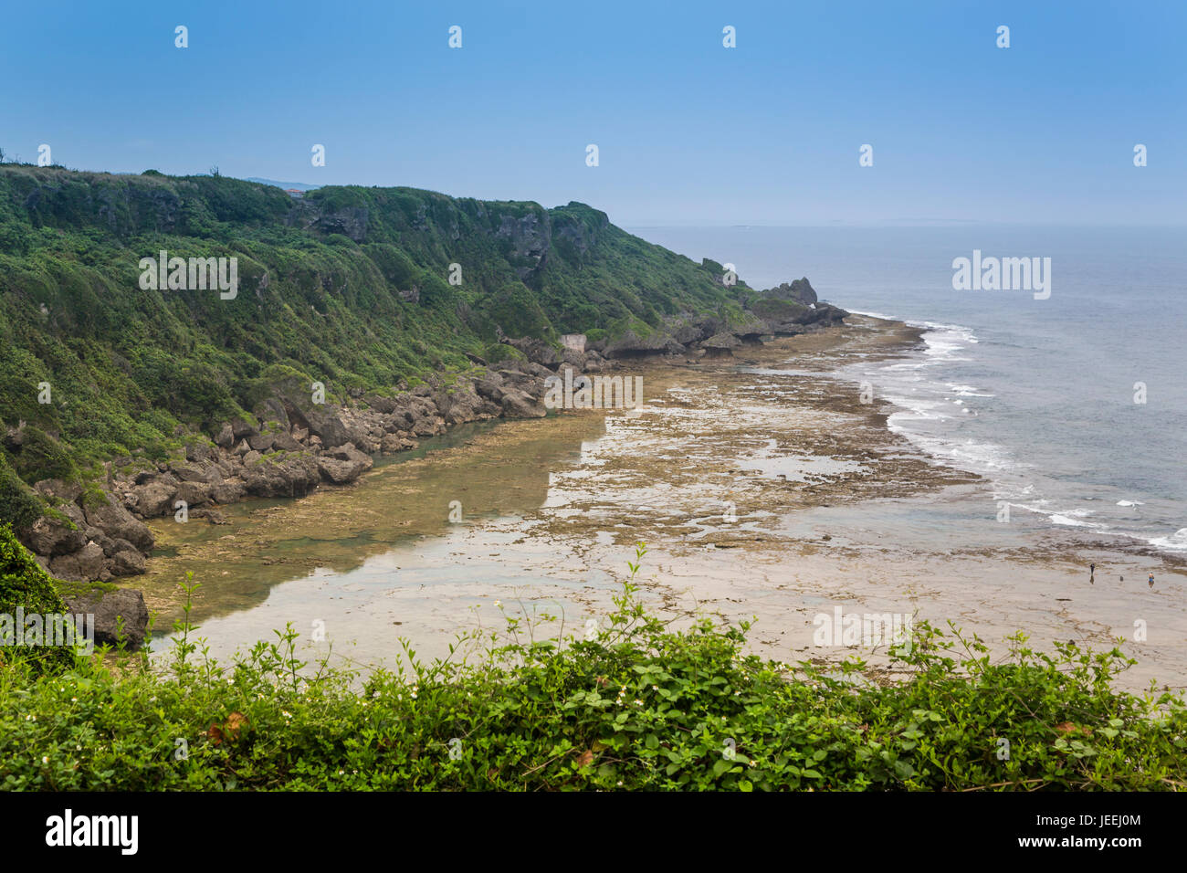 Coastal scenery at the Okinawa Prefectural Peace Memorial Museum in ...
