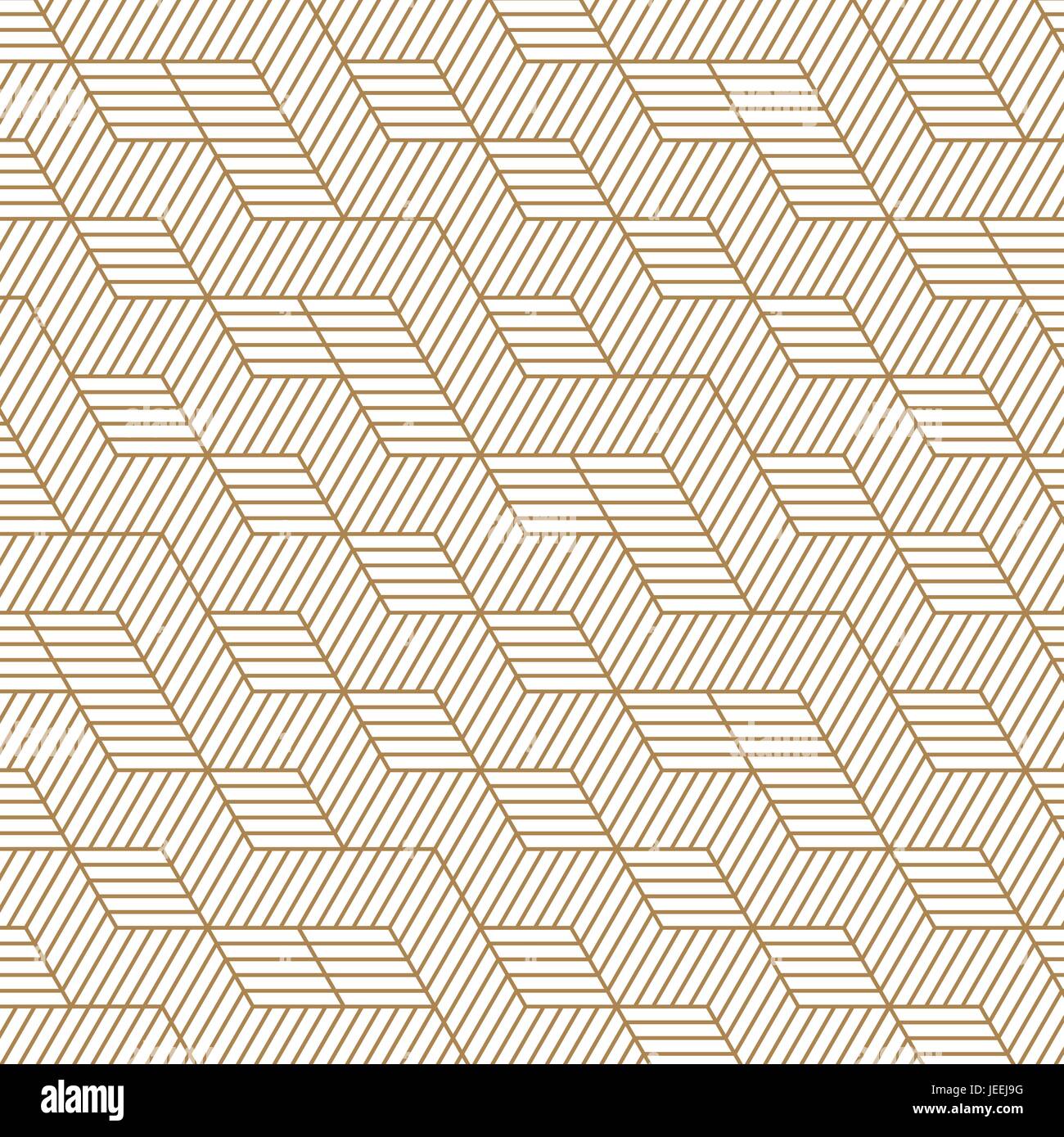 White and gold background. Tile design pattern vector and illustration ...