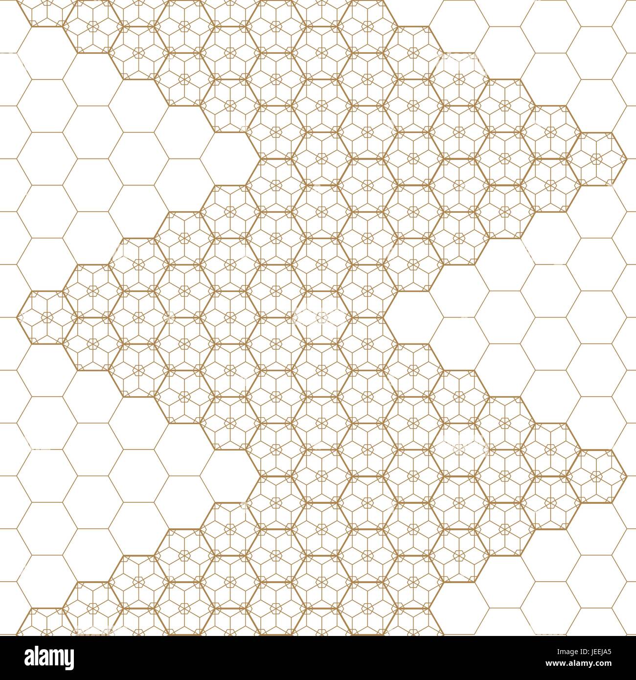 Japanese Vector Background Stitch And Kumiko Pattern Stock Vector