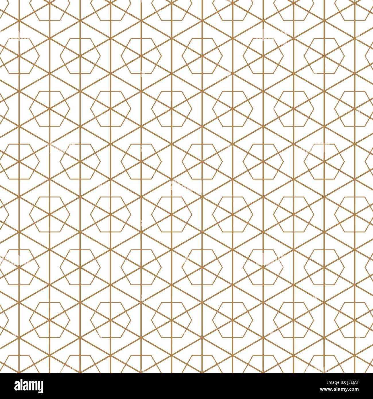 Japanese Vector Background Stitch And Kumiko Pattern Stock Vector