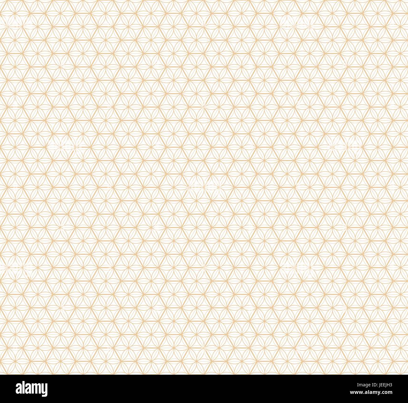 Japanese Vector Background Stitch And Kumiko Pattern Stock Vector