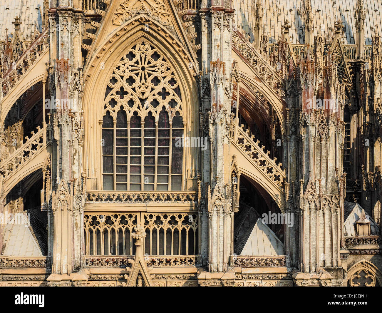Cologne cathedral in Cologne, Germany, European window pattern Stock ...
