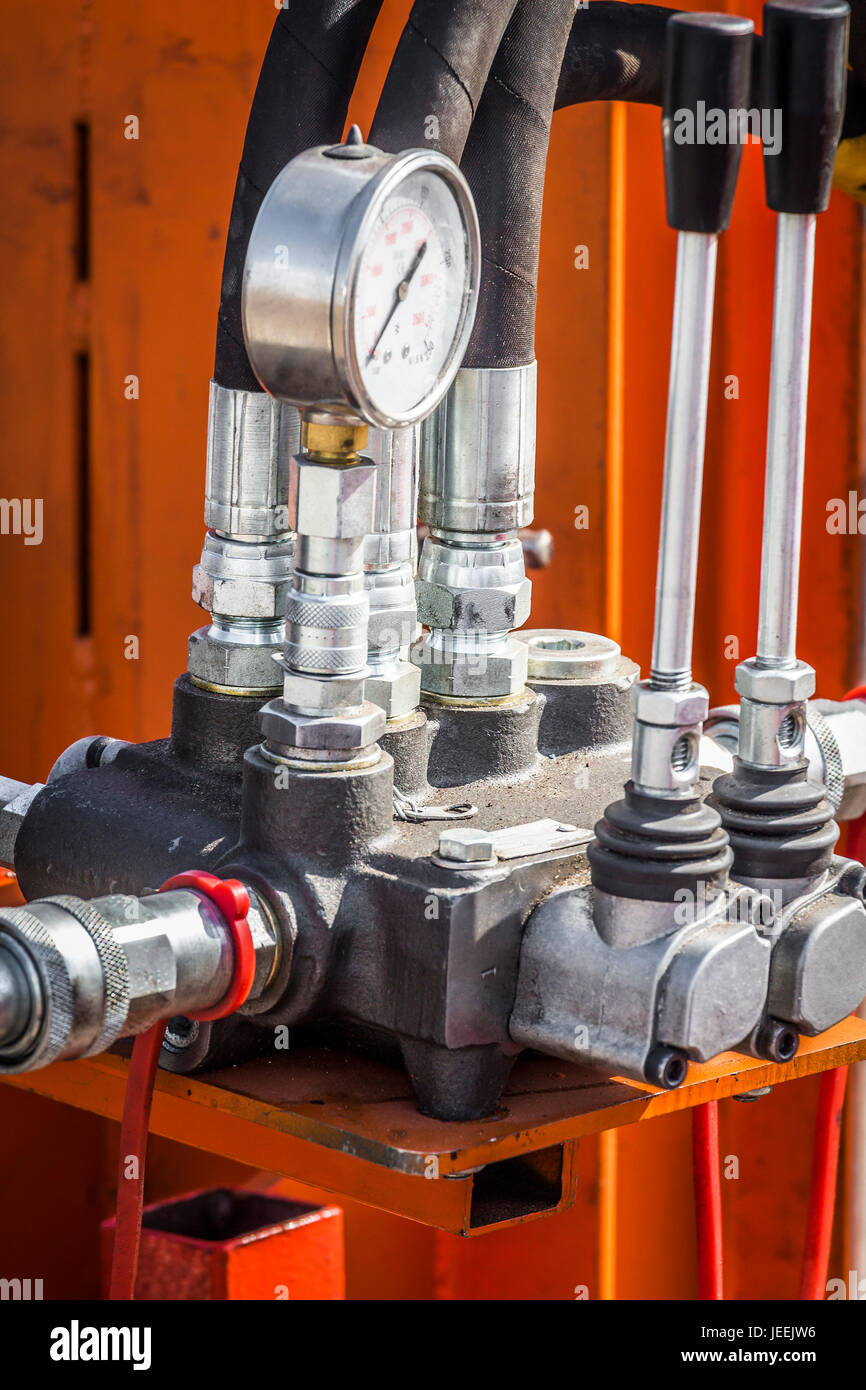 Hydraulic levers hi-res stock photography and images - Alamy