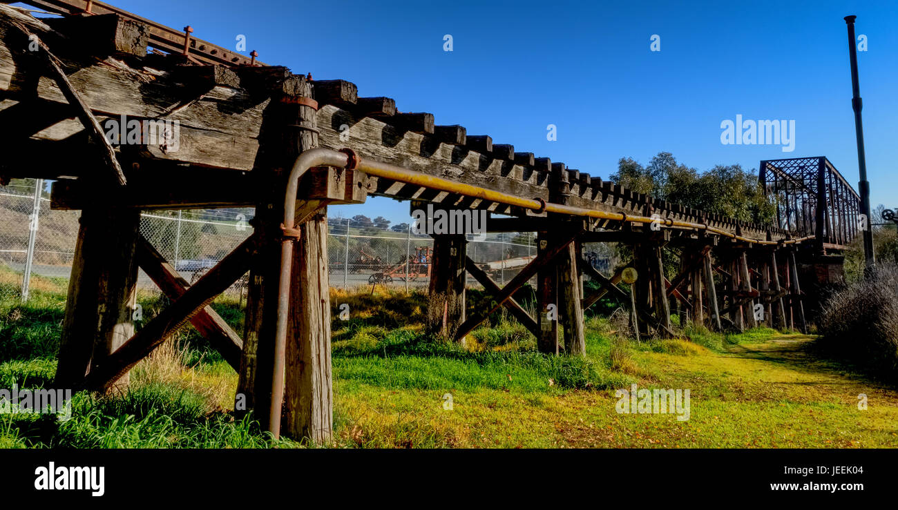 Yass Old Rail Bridge Stock Photo - Alamy