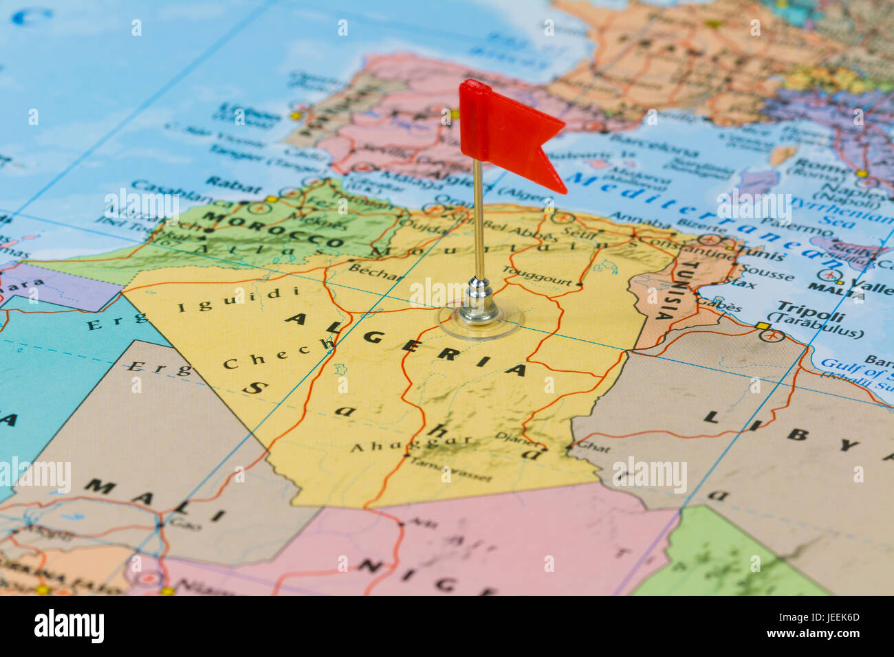 Map of algiers hi-res stock photography and images - Alamy