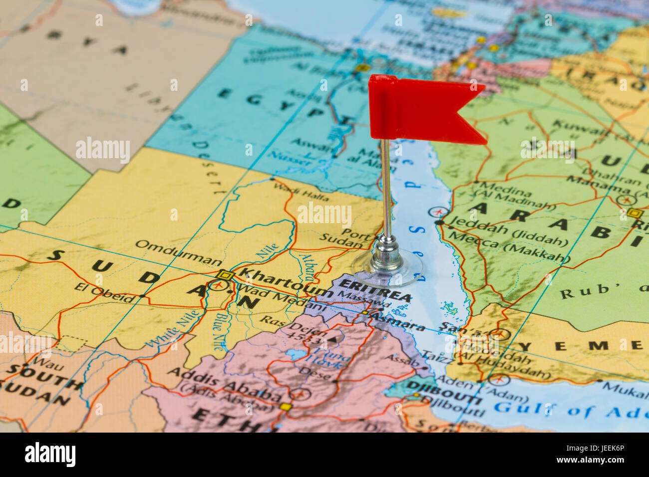 Map of asmara hi-res stock photography and images - Alamy