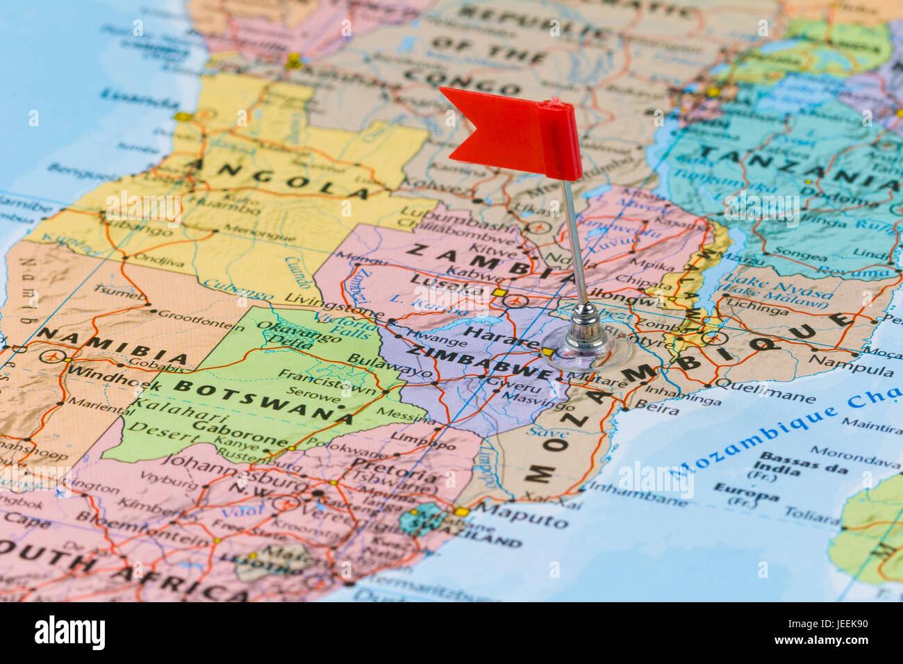 Zimbabwe Location Zimbabwe Rotating Map New Style
