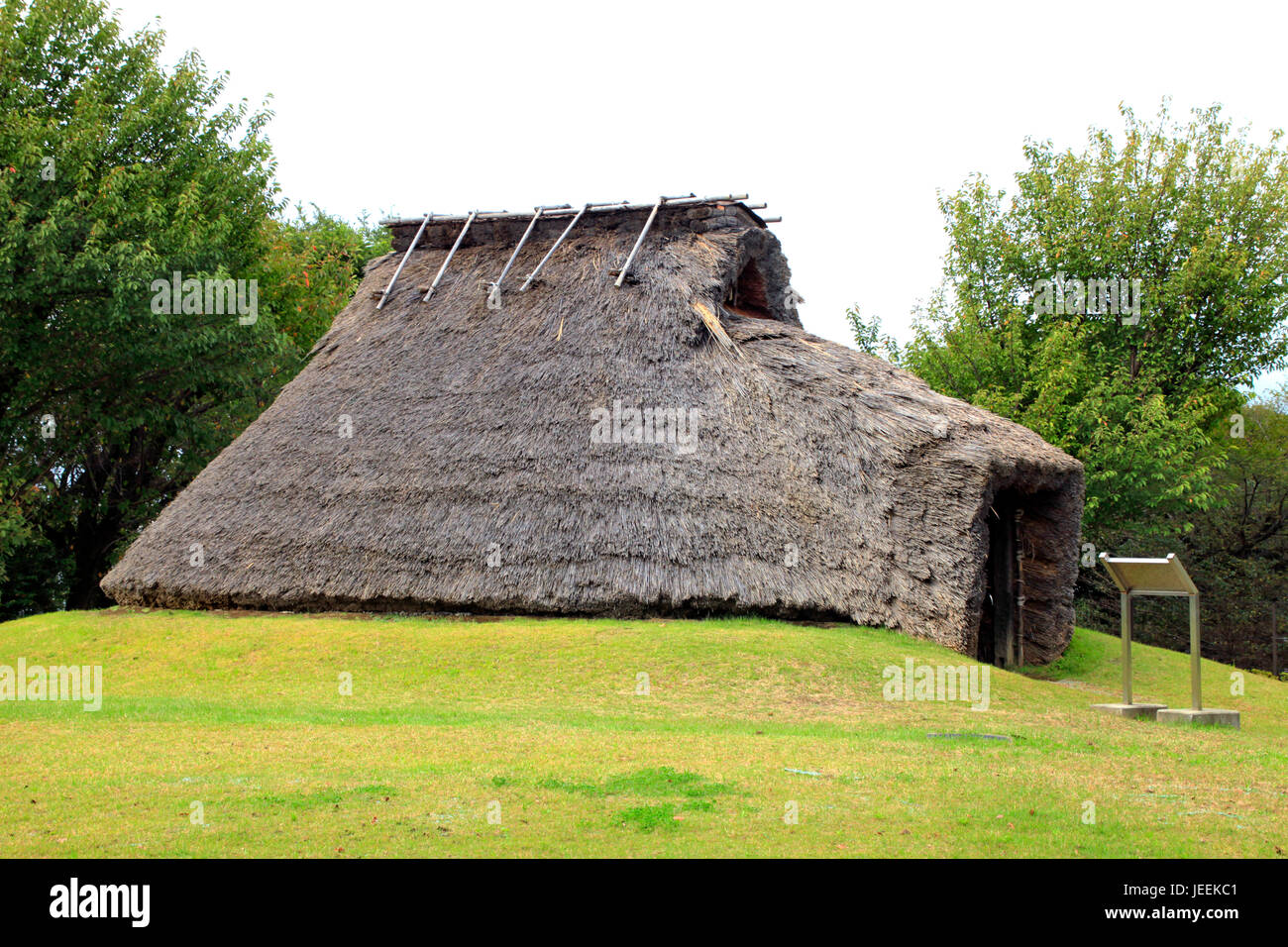 Restored Ancient Pit House at Hon-Machida Iseki Archaeological Sites in ...
