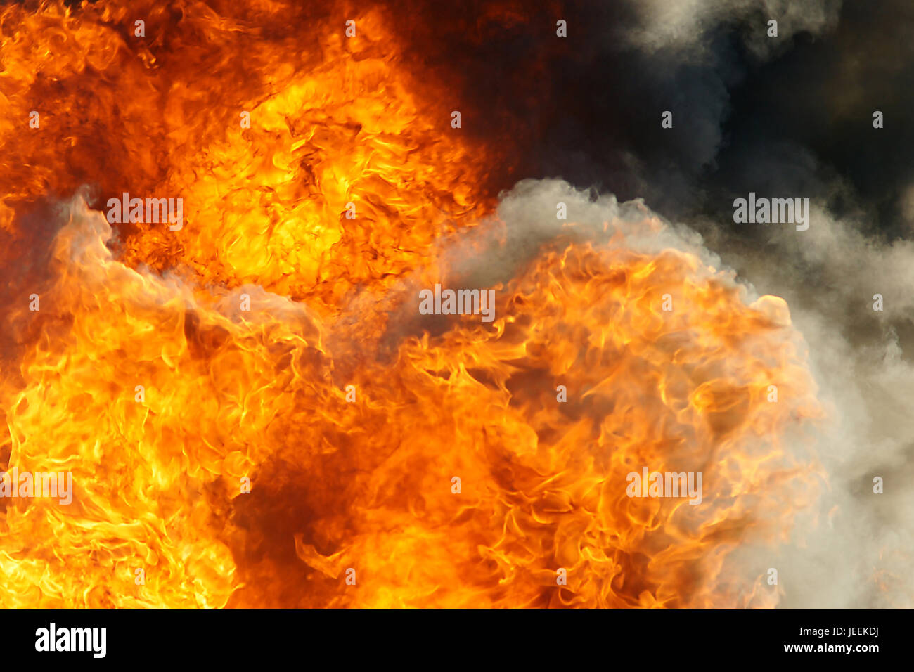 explosion and fire ball Stock Photo - Alamy