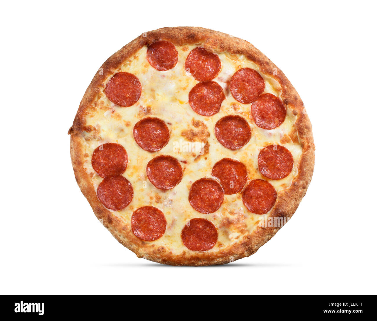 pizza pepperoni isolated on a white background Stock Photo - Alamy