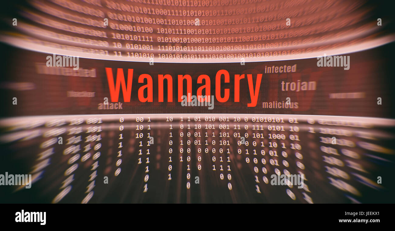 Ransomware attack WannaCry. Cyber attack. Internet security concept Stock Photo - Alamy