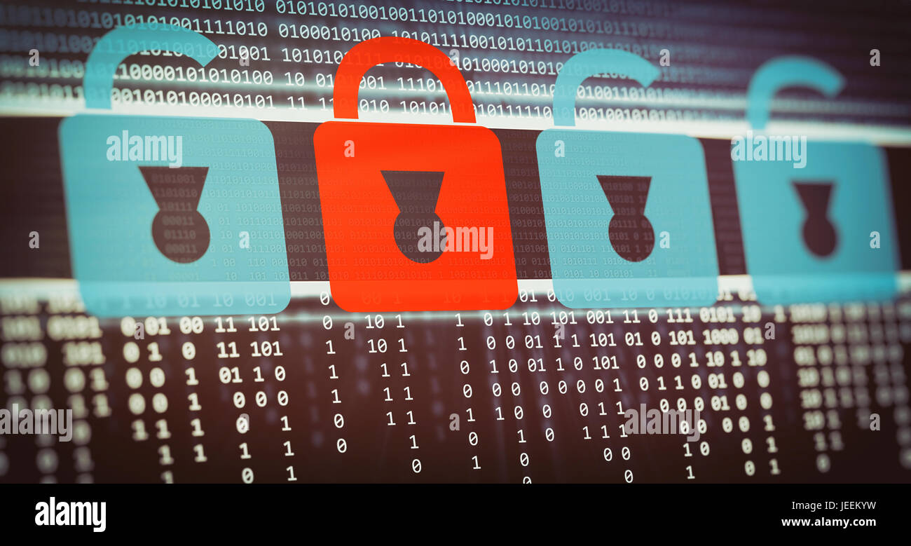 Internet security concept. Protect from Hacker attacks. Technology ...