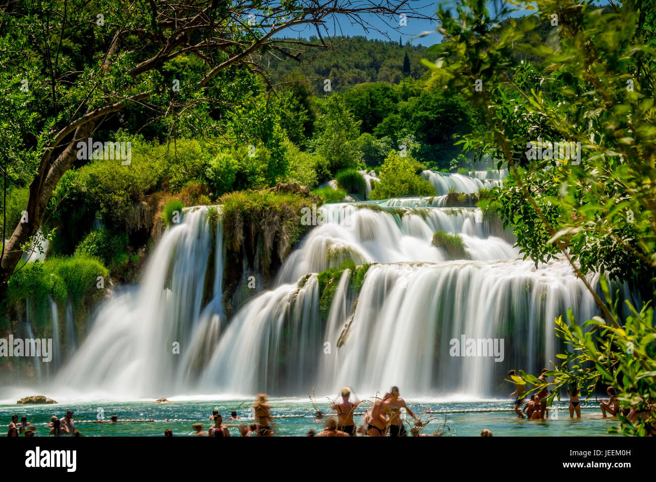 The Skradinski buk waterfall at Krka National Park in Croatia Stock Photo - Alamy