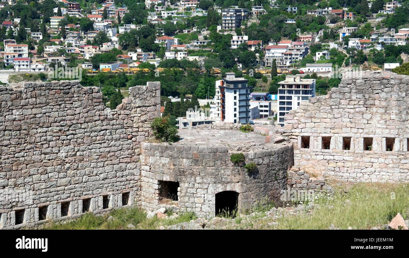 Sutomore seen from fortress Stock Photo - Alamy