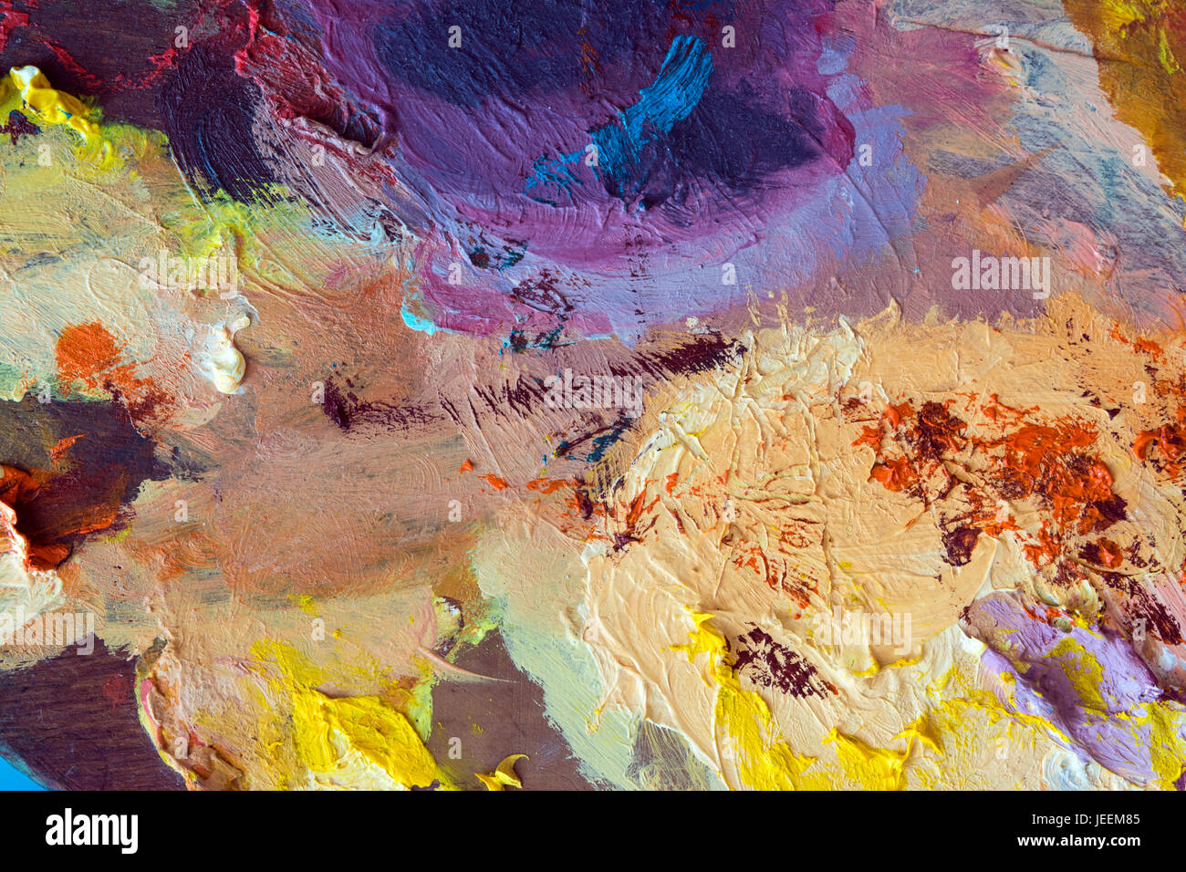 Close up artist paints abstract hi-res stock photography and images - Alamy