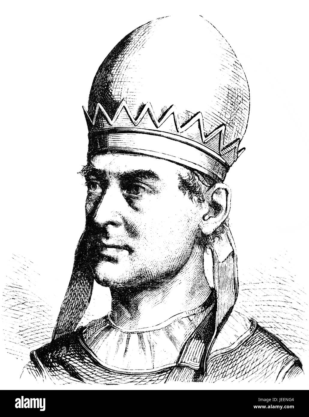 Pope Vigilius, Pope from 537 to his death in 555 Stock Photo - Alamy