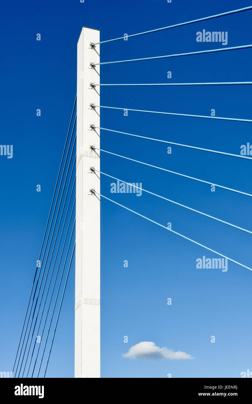 Metal blue bridge hi-res stock photography and images - Alamy