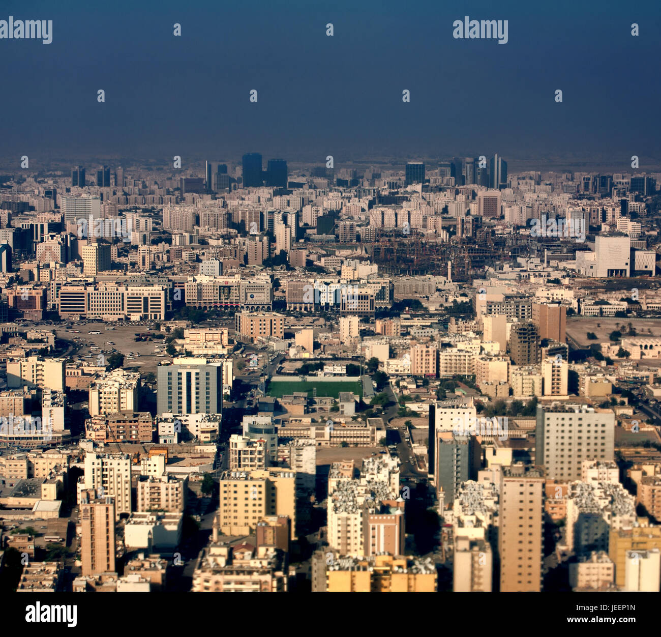 Aerial view of Doha, Middle East, Qatar Stock Photo - Alamy