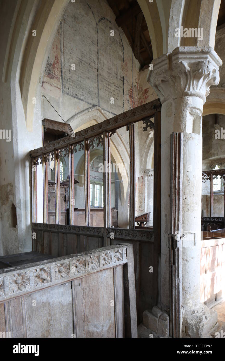 Inglesham, Parish Church of St John the Baptist, Wiltshire Stock Photo ...