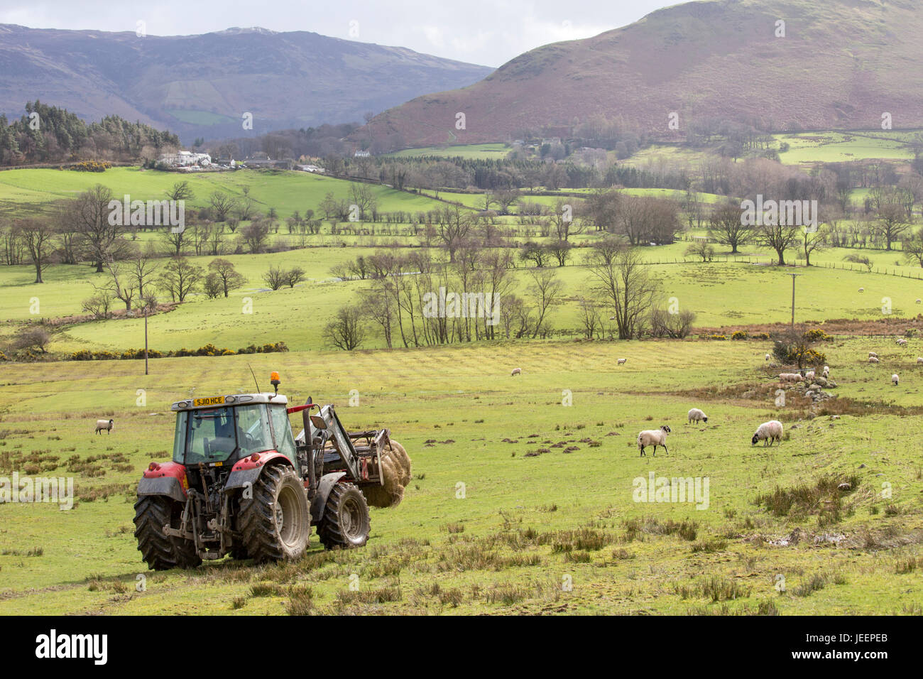Lake district farm tractor hi-res stock photography and images - Alamy