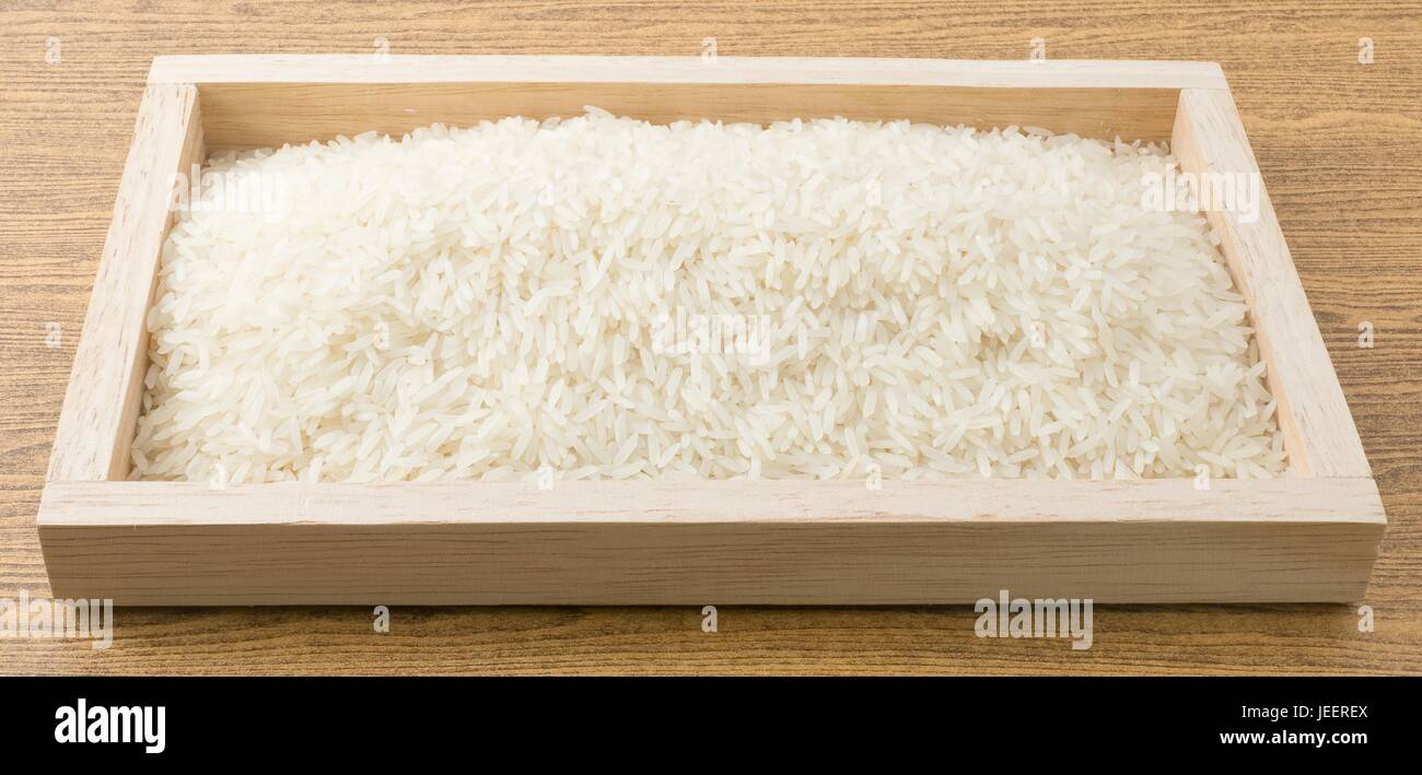 Cuisine and Food, Uncooked White Long Rice, Basmati Rice or Thai ...