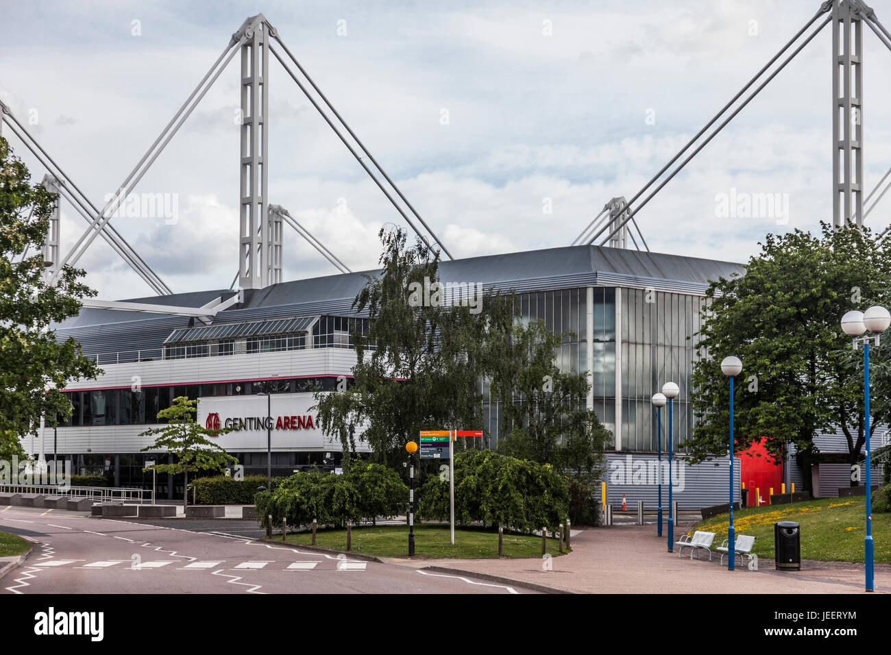 Exterior of the Genting Arena, a large entertainment centre in Marston ...