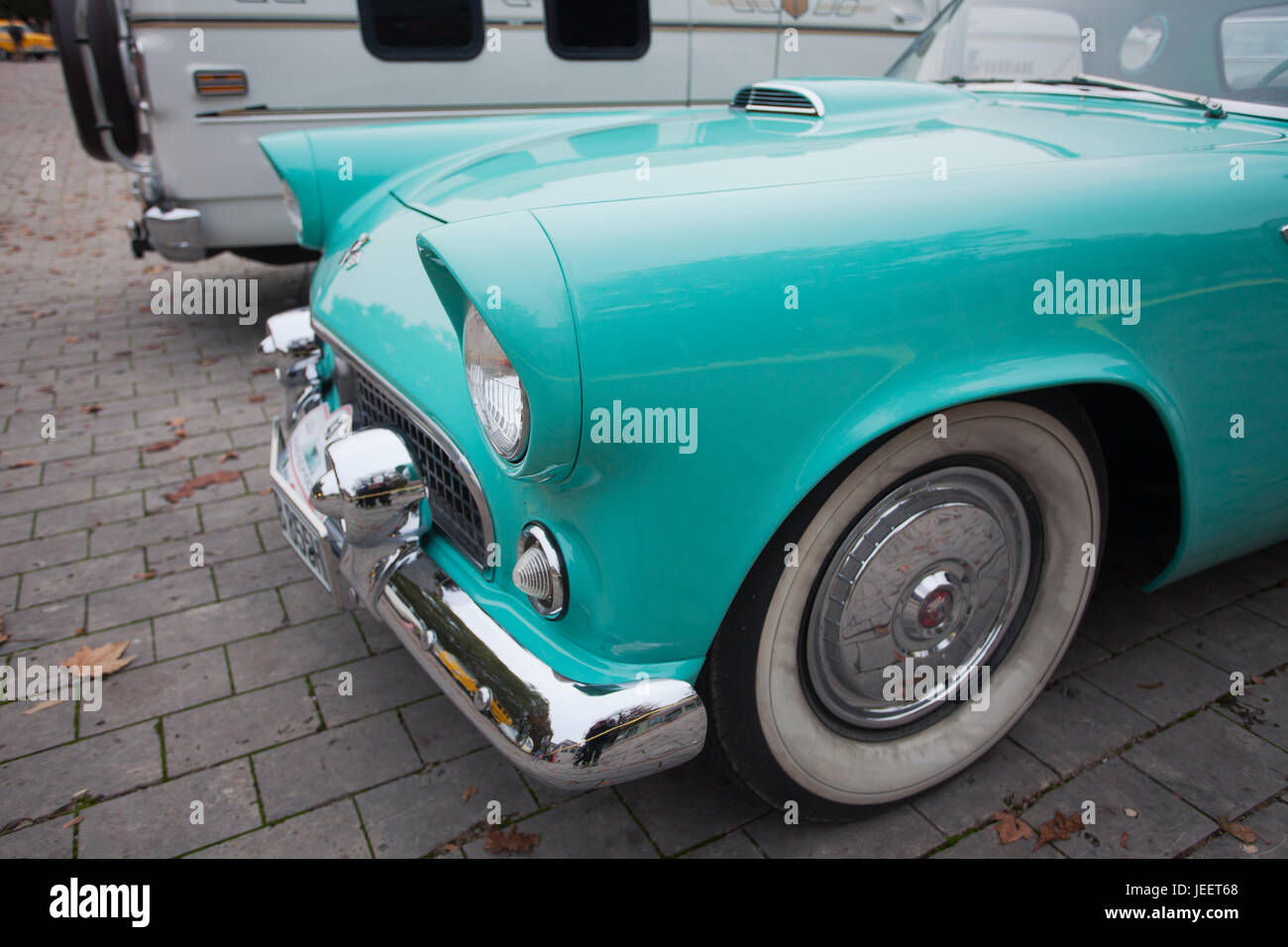 Classic convertible coupe at oldtimer car show, Munich, Germany Stock ...