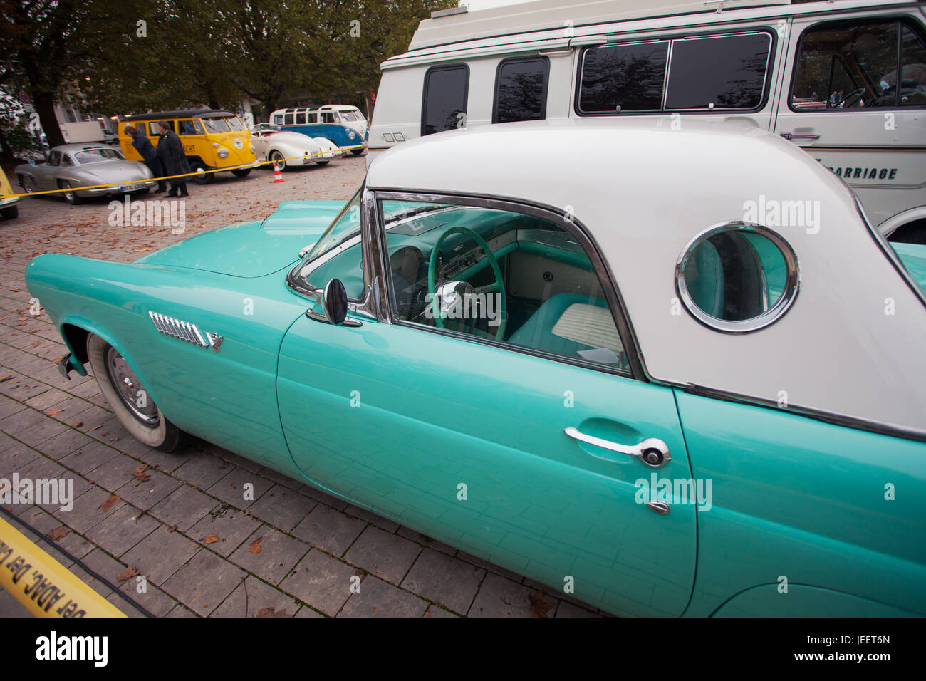 Classic convertible coupe at oldtimer car show, Munich, Germany Stock ...