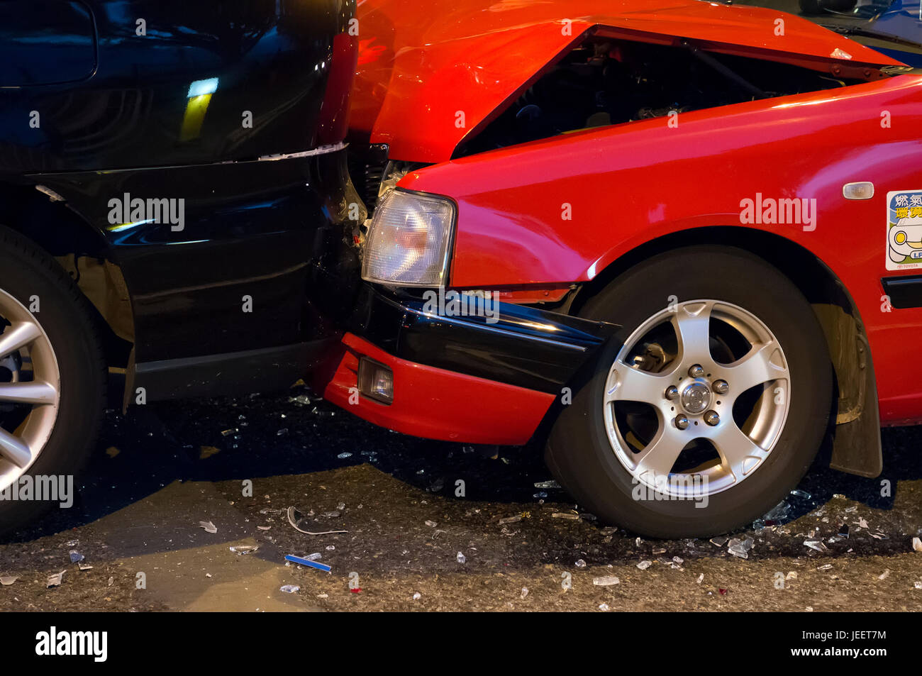 Rear end car crash hi-res stock photography and images - Alamy
