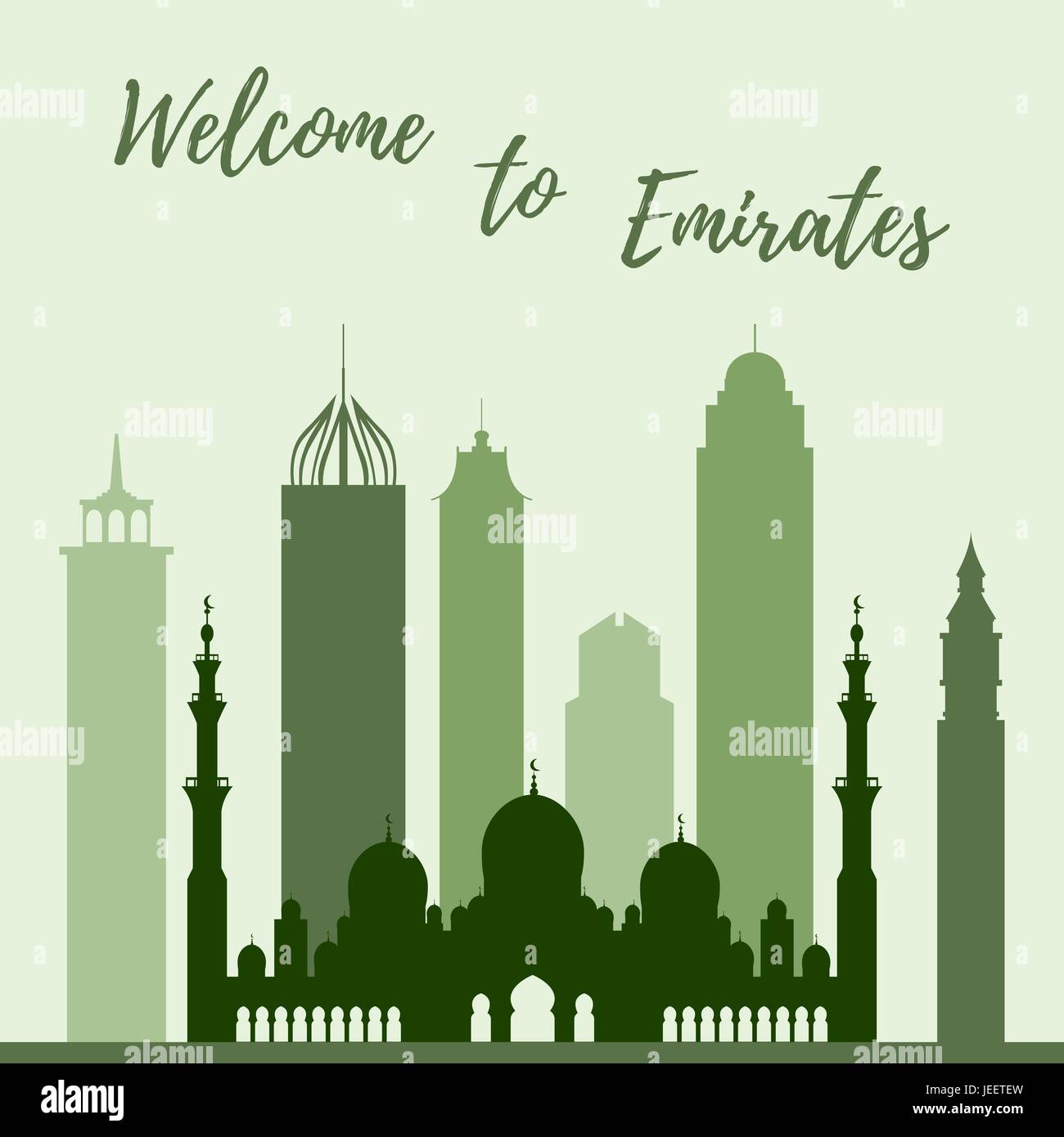 Heritage buildings dubai Stock Vector Images - Alamy