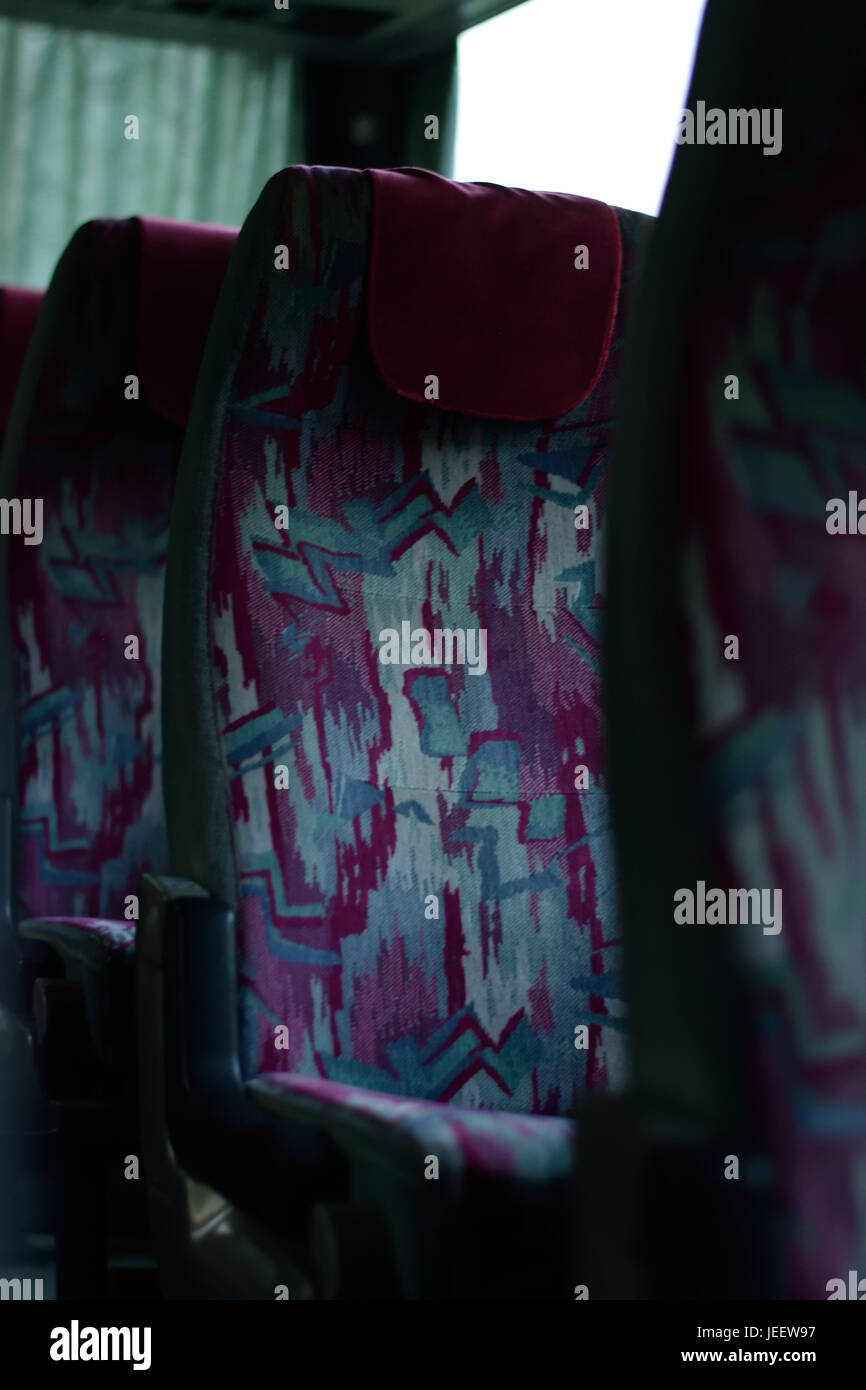 Coach bus seat seats interior hi-res stock photography and images - Alamy