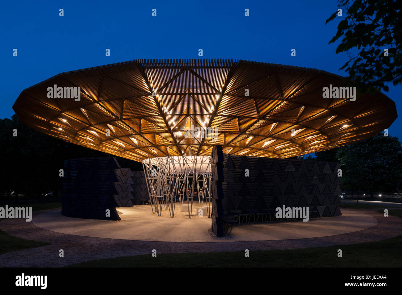 Pavilion exterior view through hi-res stock photography and images - Alamy