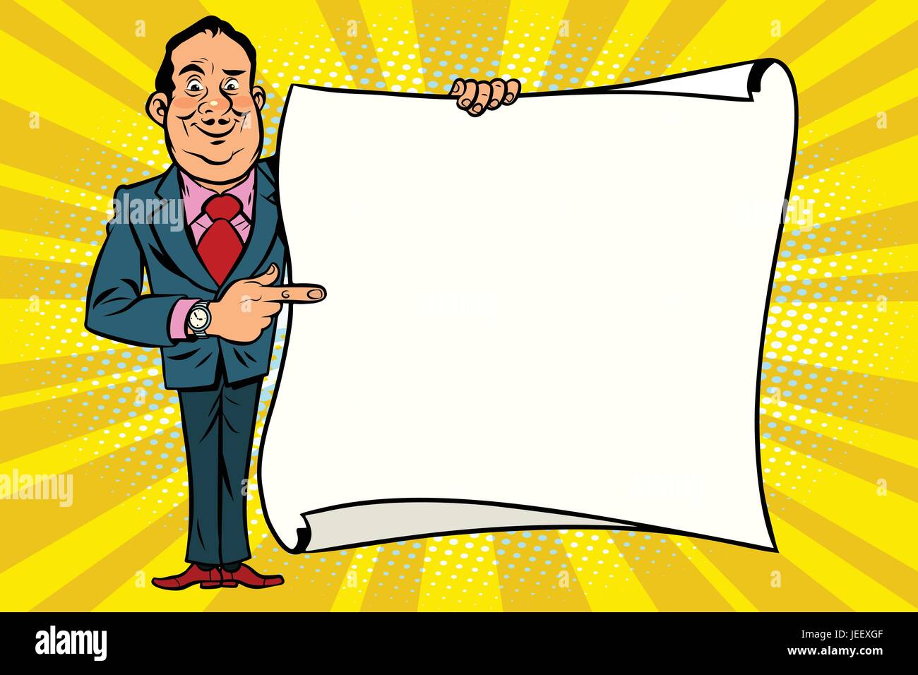 Art boss cartoon comic hi-res stock photography and images - Alamy