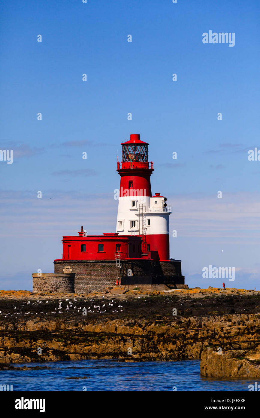 Longstone Lighthouse. Longstone lighthouse is situated on the Outer ...