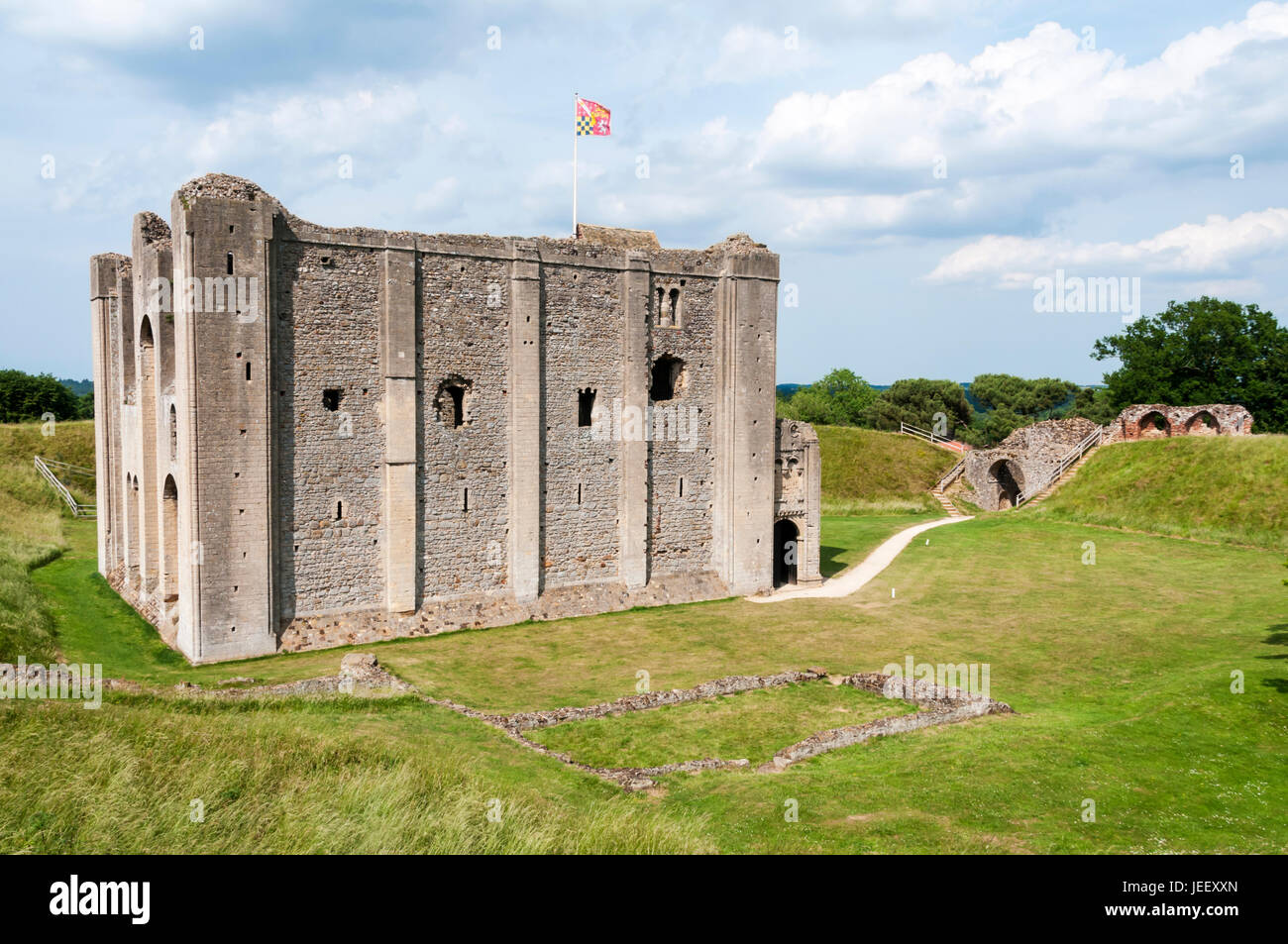 England uk english norman castles 12th century keep keeps hi-res stock ...