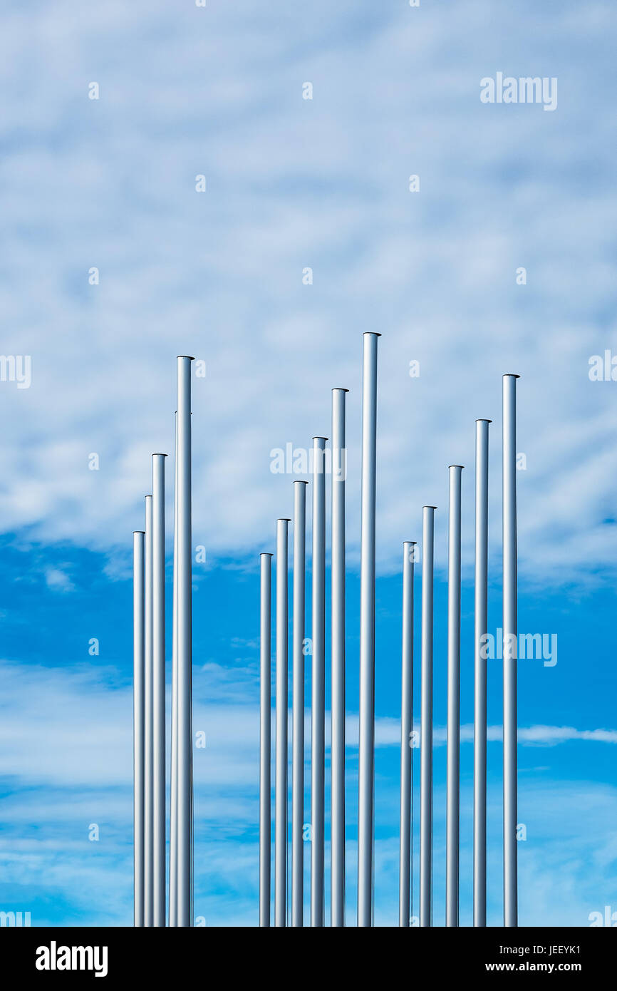 Empty flagpoles hi-res stock photography and images - Alamy