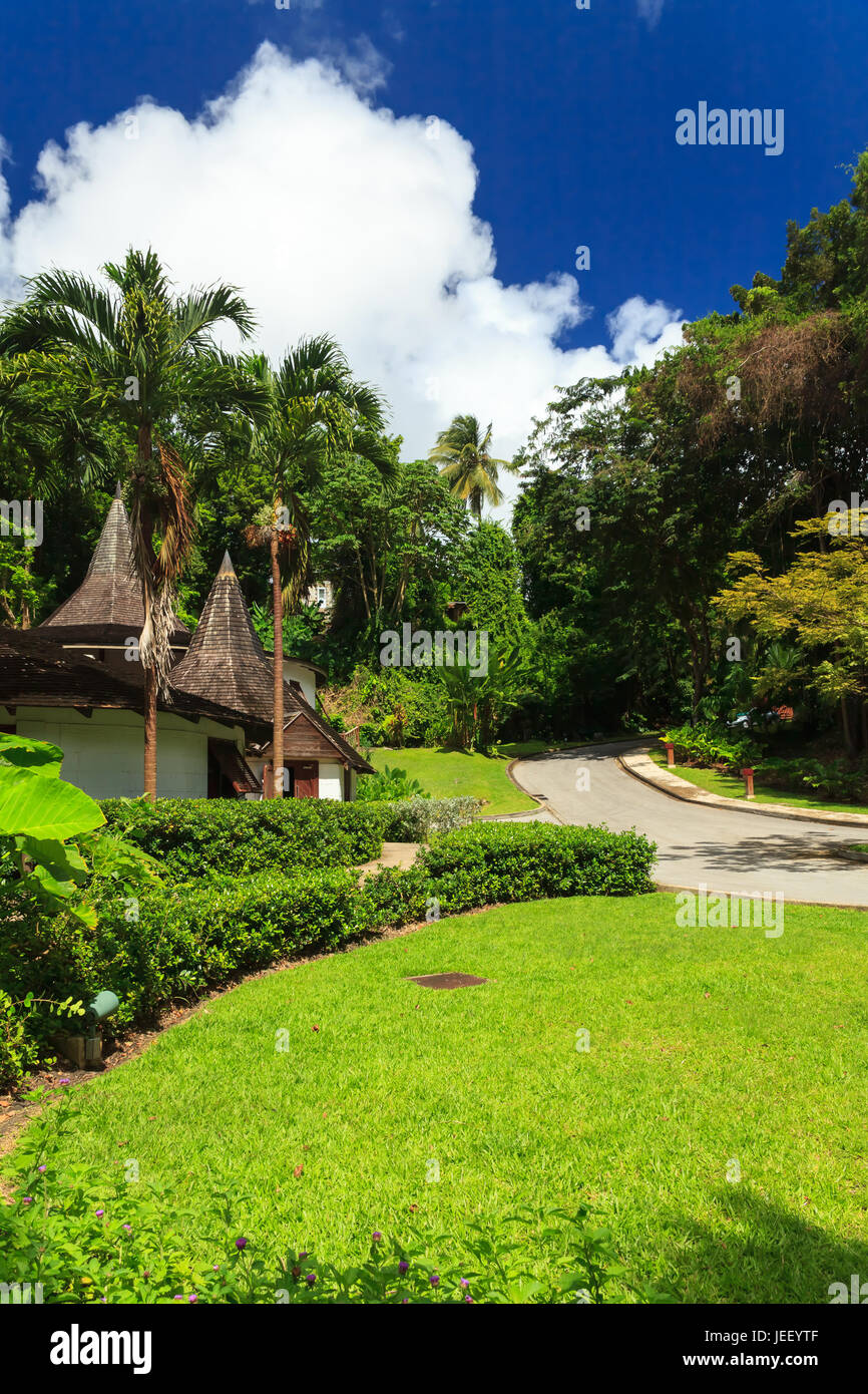 Harrison's Cave in Barbados. The limestone cavern, opened in 1981, and ...