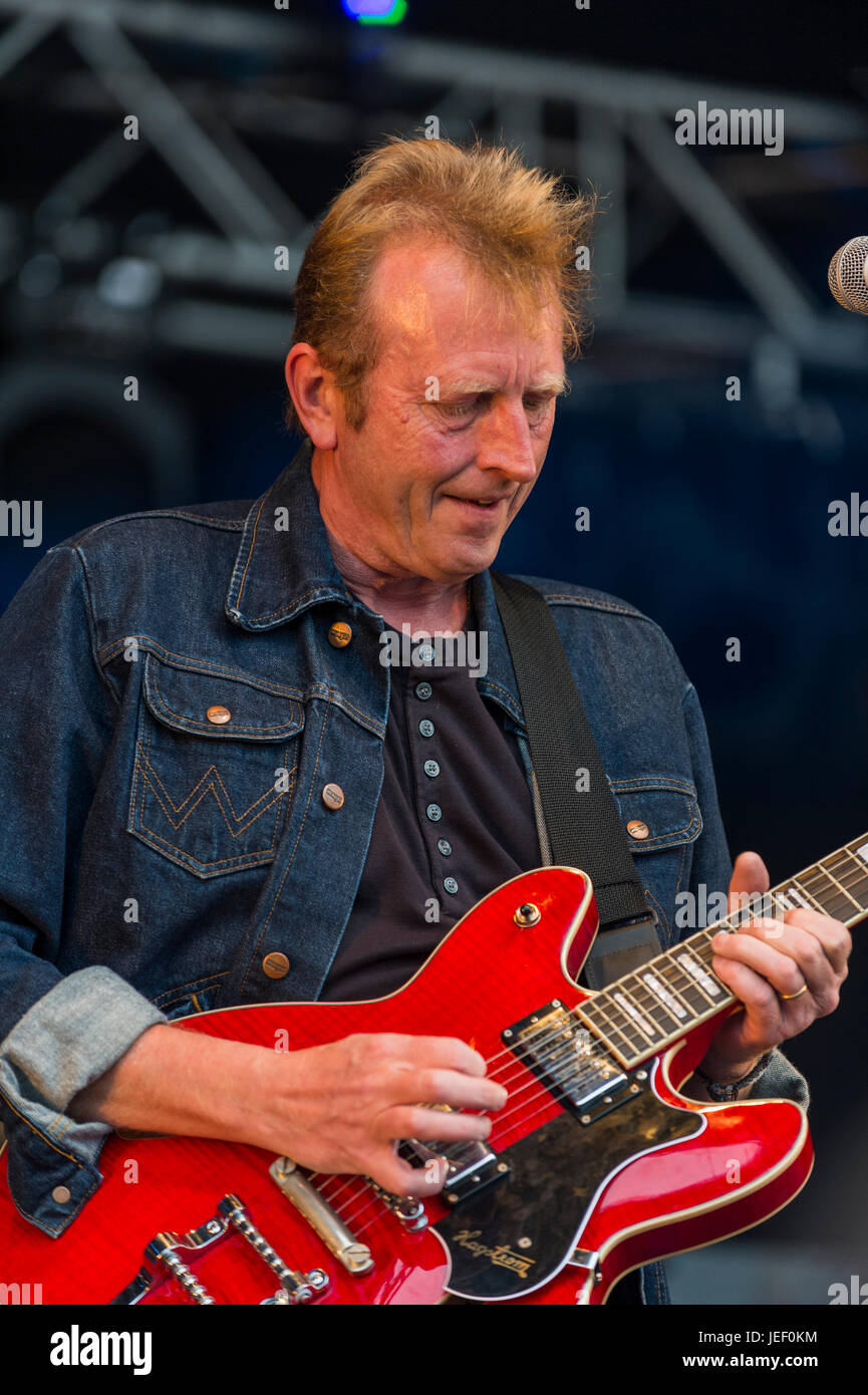 Dundrennan Scotland, UK - July 26, 2014: Bruce Watson of Big Country ...