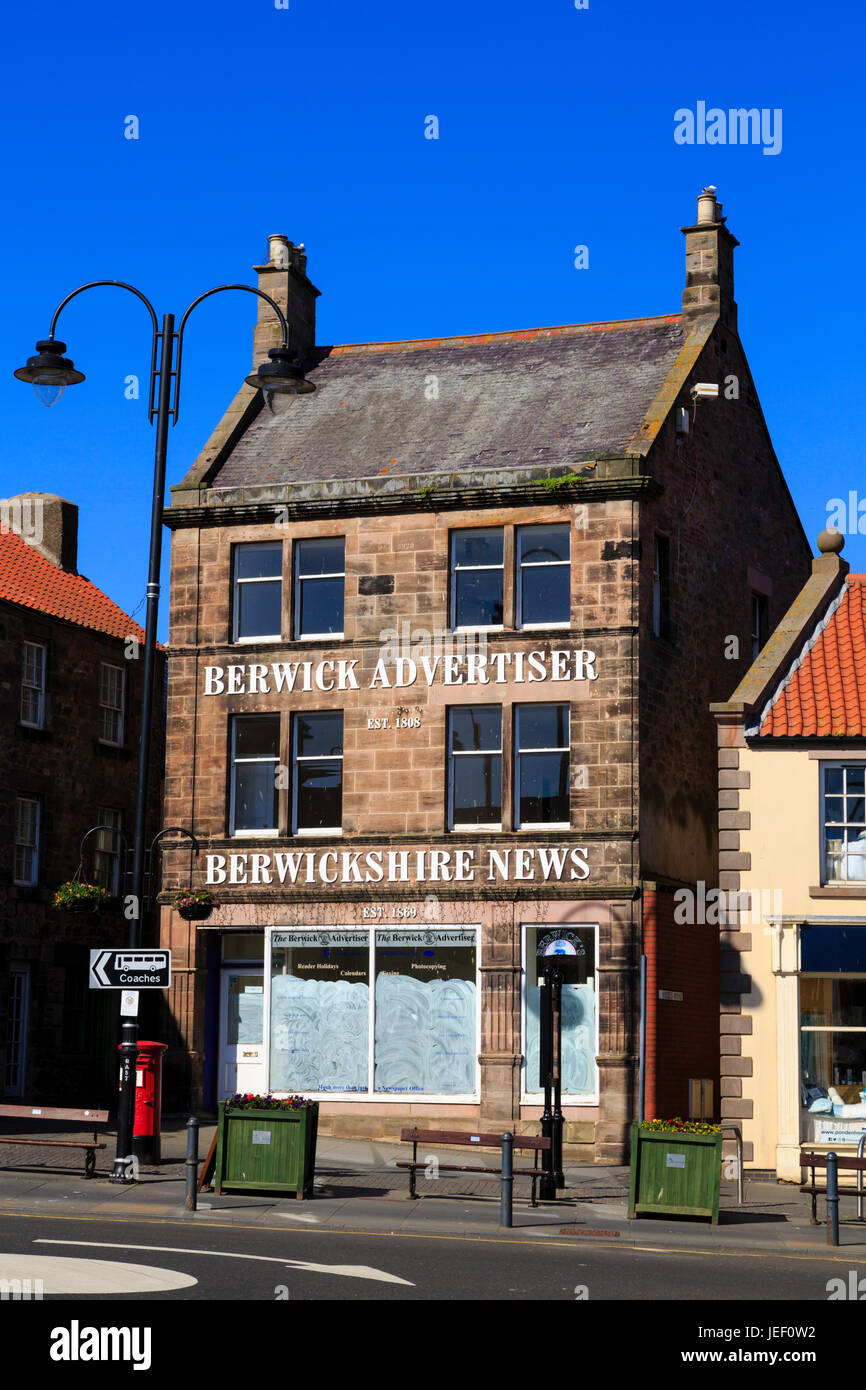 Berwick advertiser hi-res stock photography and images - Alamy