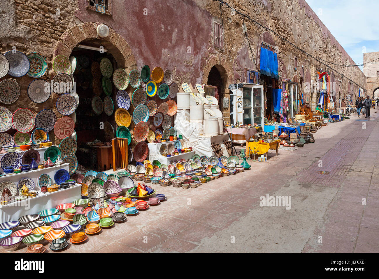 souks in the old medina, Essaouira Stock Photo: 146618147 - Alamy
