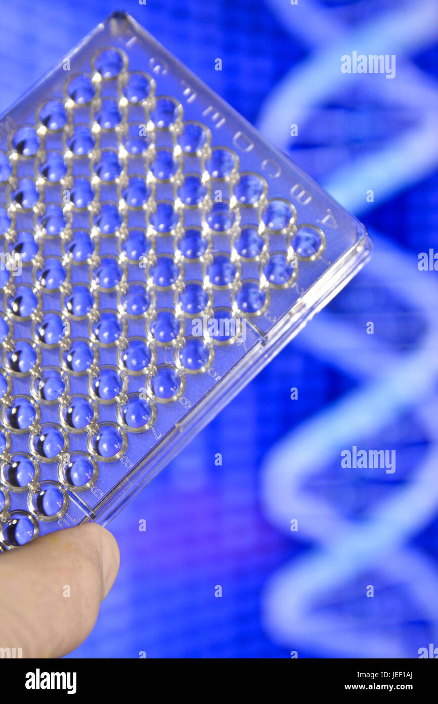 DNA testing in genetic laboratories. Biological scientific equipment ...