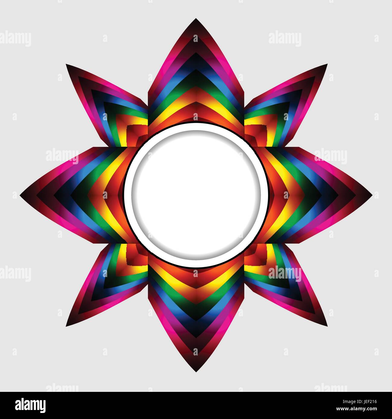 Colourful border abstract Stock Vector Images - Alamy