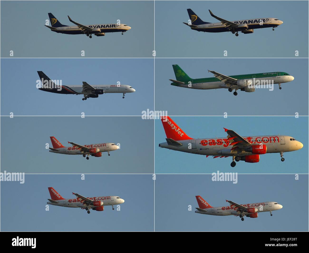Jet Airplane Collage.Jpg Stock Photo - Alamy