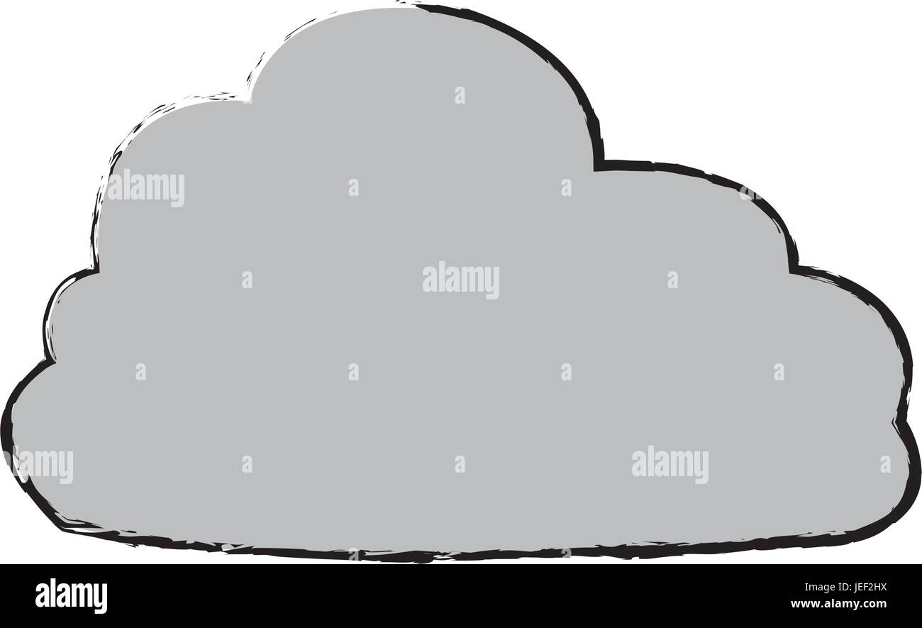 gray cloud weather climate icon Stock Vector Image & Art - Alamy