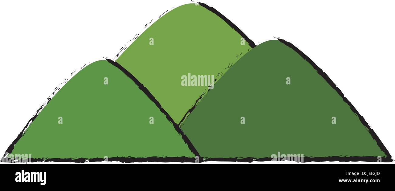 Mountain grassland Stock Vector Images - Alamy