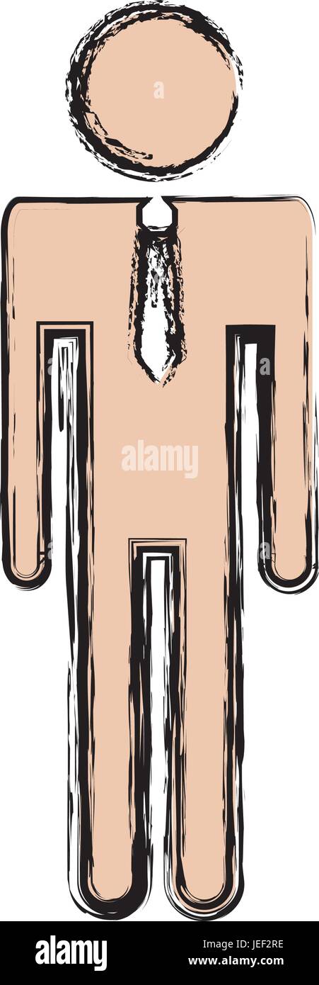 standing man business pictogram people avatar Stock Vector Image & Art ...